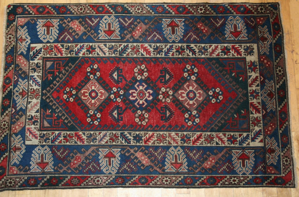 Kazak Astana Hand-knotted Rug Wool on Wool (ID 1172) – Gabbeh Art in Art